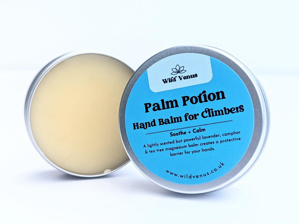 Palm Potion Climbing Balm with magnesium and essential oils. – Wild Venus